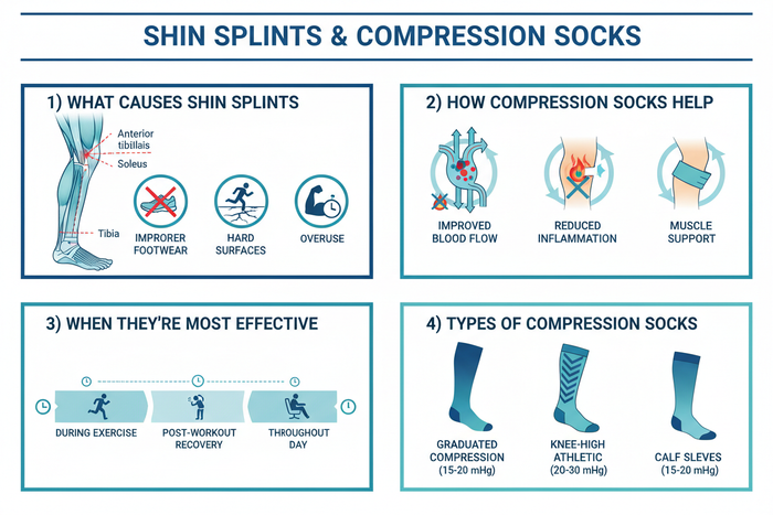 Compression Socks and Shin Splints: What No One Tells You About – MP Magic